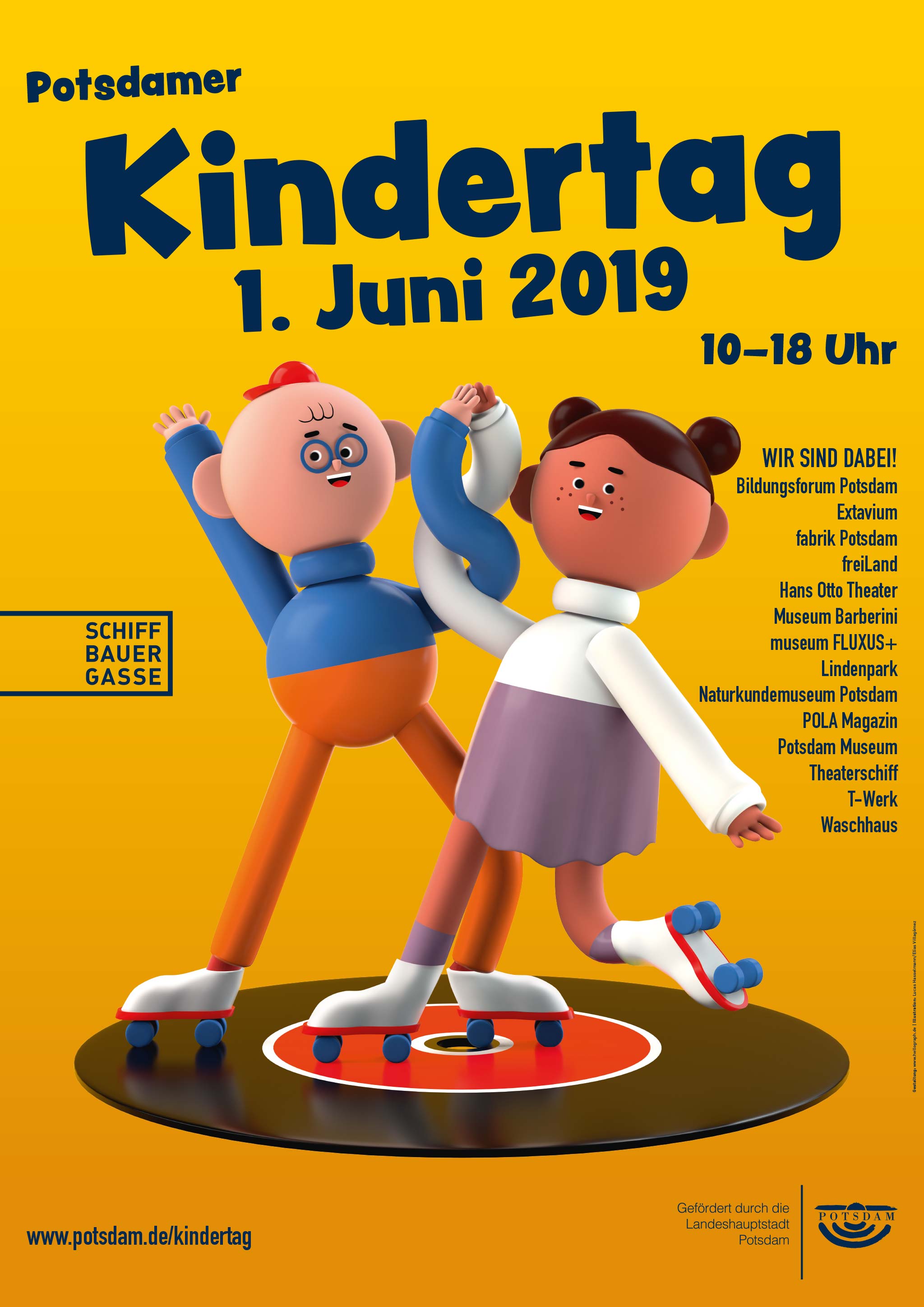 Potsdamer Kindertag 2019 – Grafikdesign, Illustration